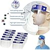 Safety Face Shield Full Protection Cap Wide Visor Resistant Spitting ...