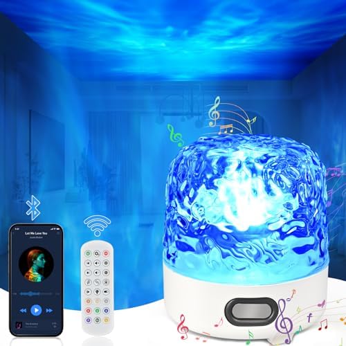 YunLone Ocean Wave Projector Galaxy Light Projector 16 Colors 30 ...