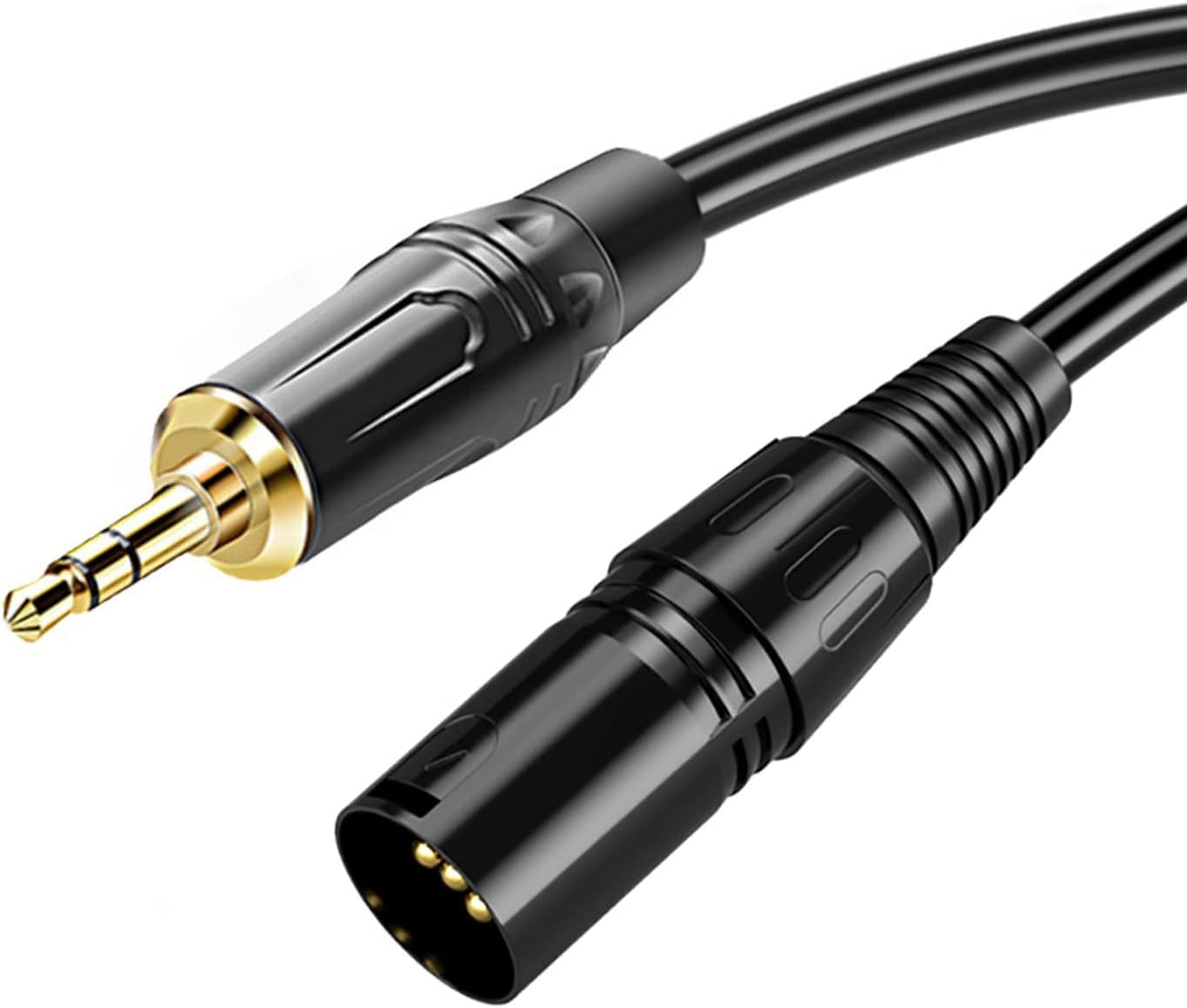 KEBILSHOP XLR to 3.5mm Cable, Female XLR to 1/8 inch Mini Stereo Jack ...