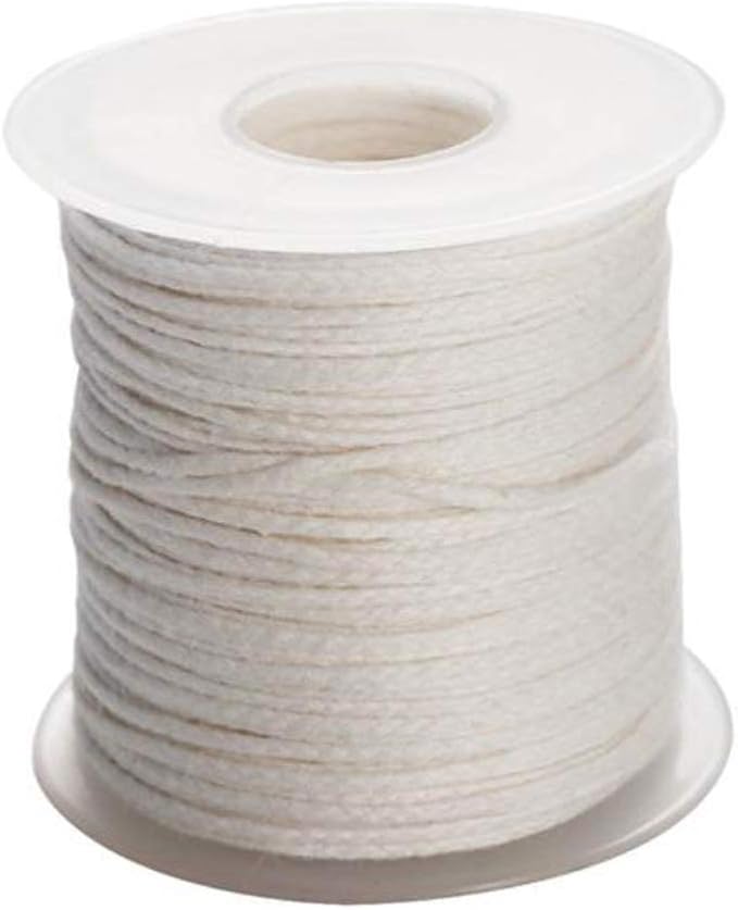 Amazon.com: 1Roll 200 Feet Cotton Braided Wick Candle Wick Spool for ...