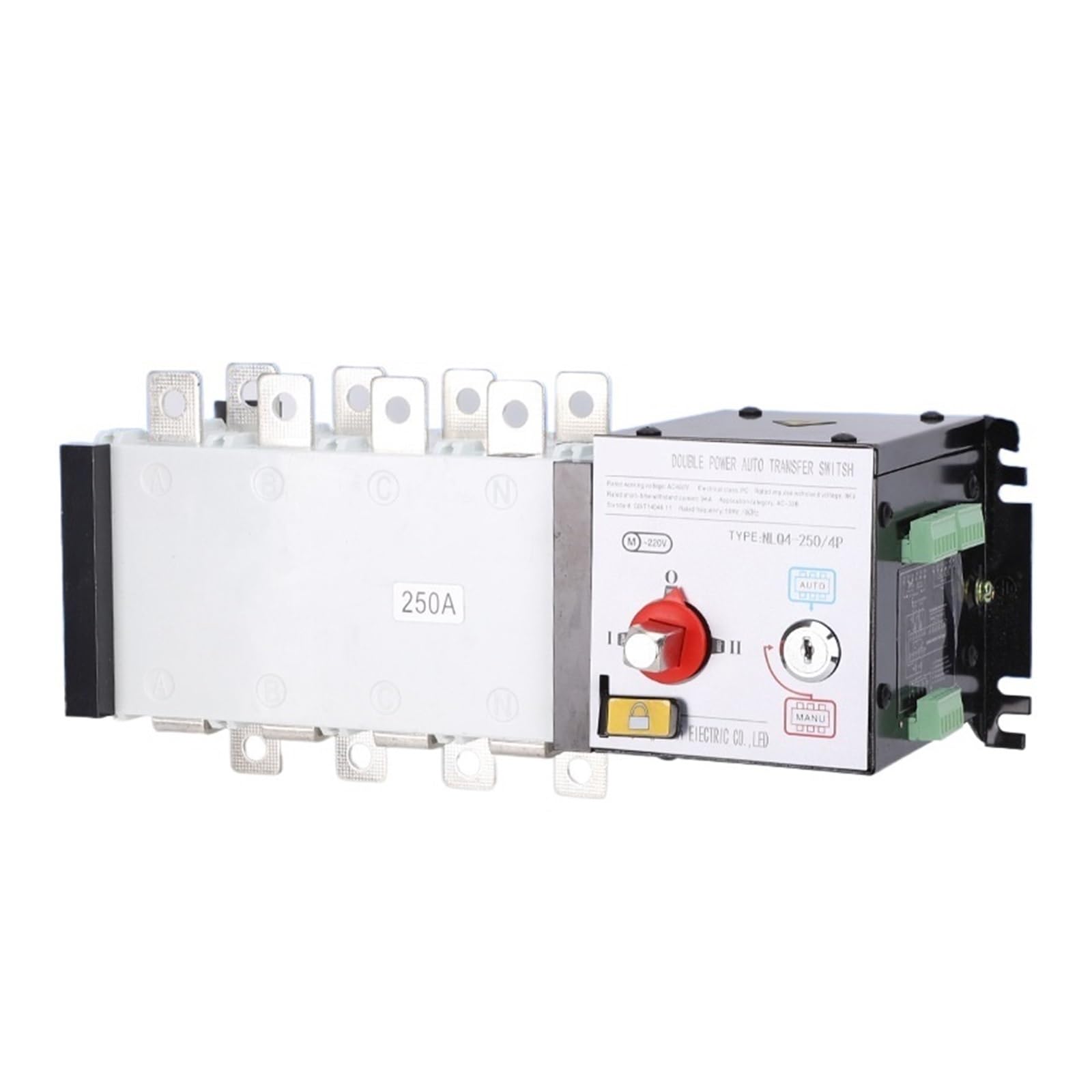 200 Amp Transfer Switch For Generator Dual Power Automatic Transfer ...