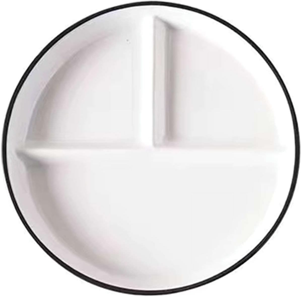 Amazon.com | Divided Dinner Plates, Solid Color Ceramic Dividedfor ...