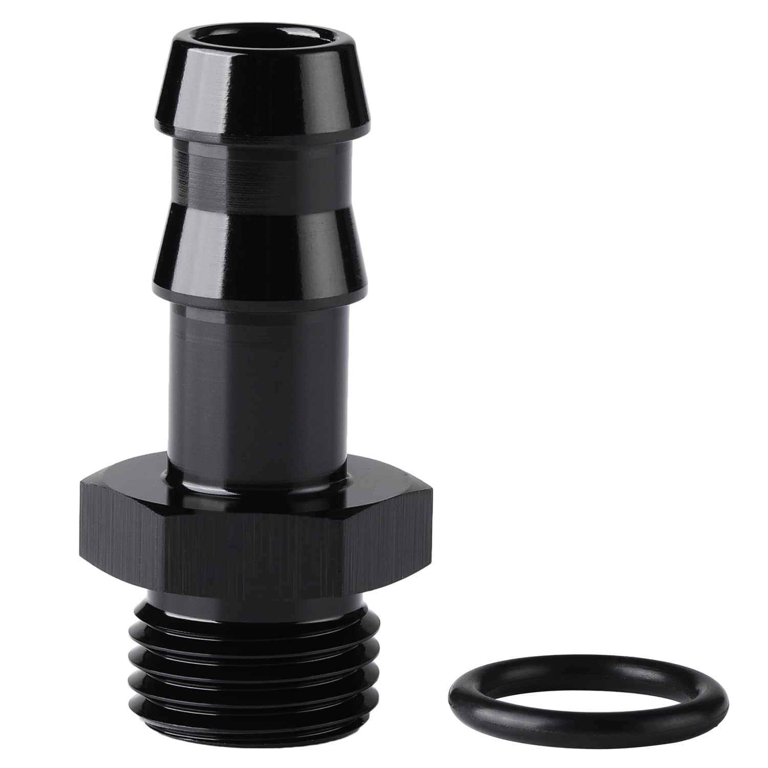 Amazon.com: Podavelle 6AN -6 ORB Male to 3/8 Hose Barb Straight Fitting ...