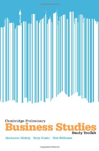 Cambridge Preliminary Business Studies Toolkit: Williams, Tim, Nader ...