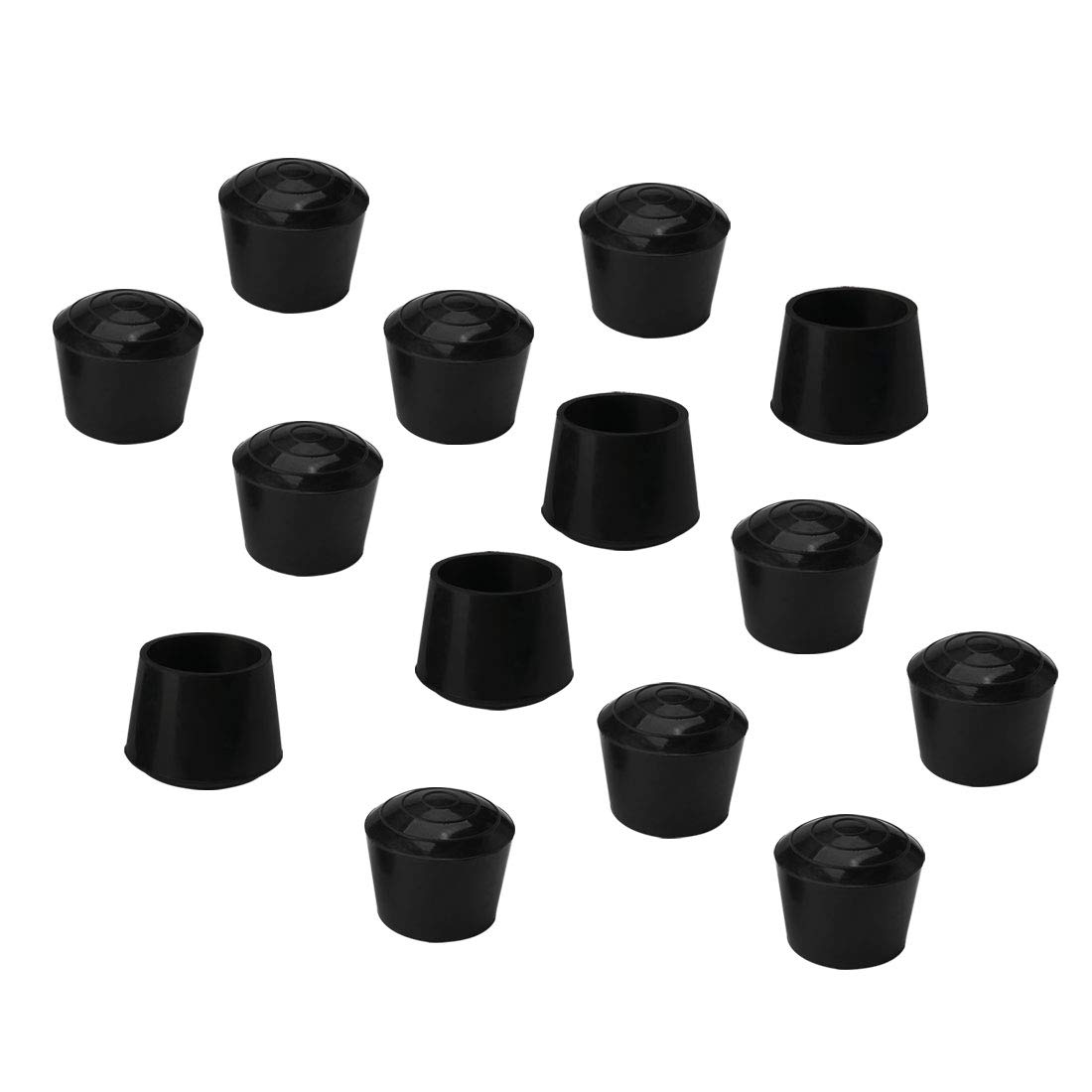 uxcell 14pcs Chair Leg Tips Caps 25mm 1 Inch Anti Slip Rubber Furniture ...