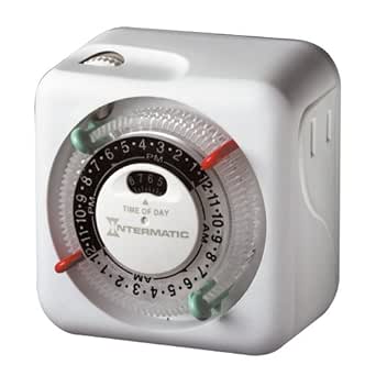 Intermatic TN111GC Lamp and Appliance Timer with 2 On/Off Settings ...