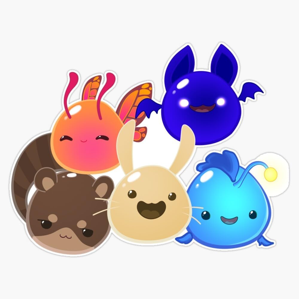 Amazon.com: Slime Rancher 2 Slimes Bumper Sticker Vinyl Decal 5 ...