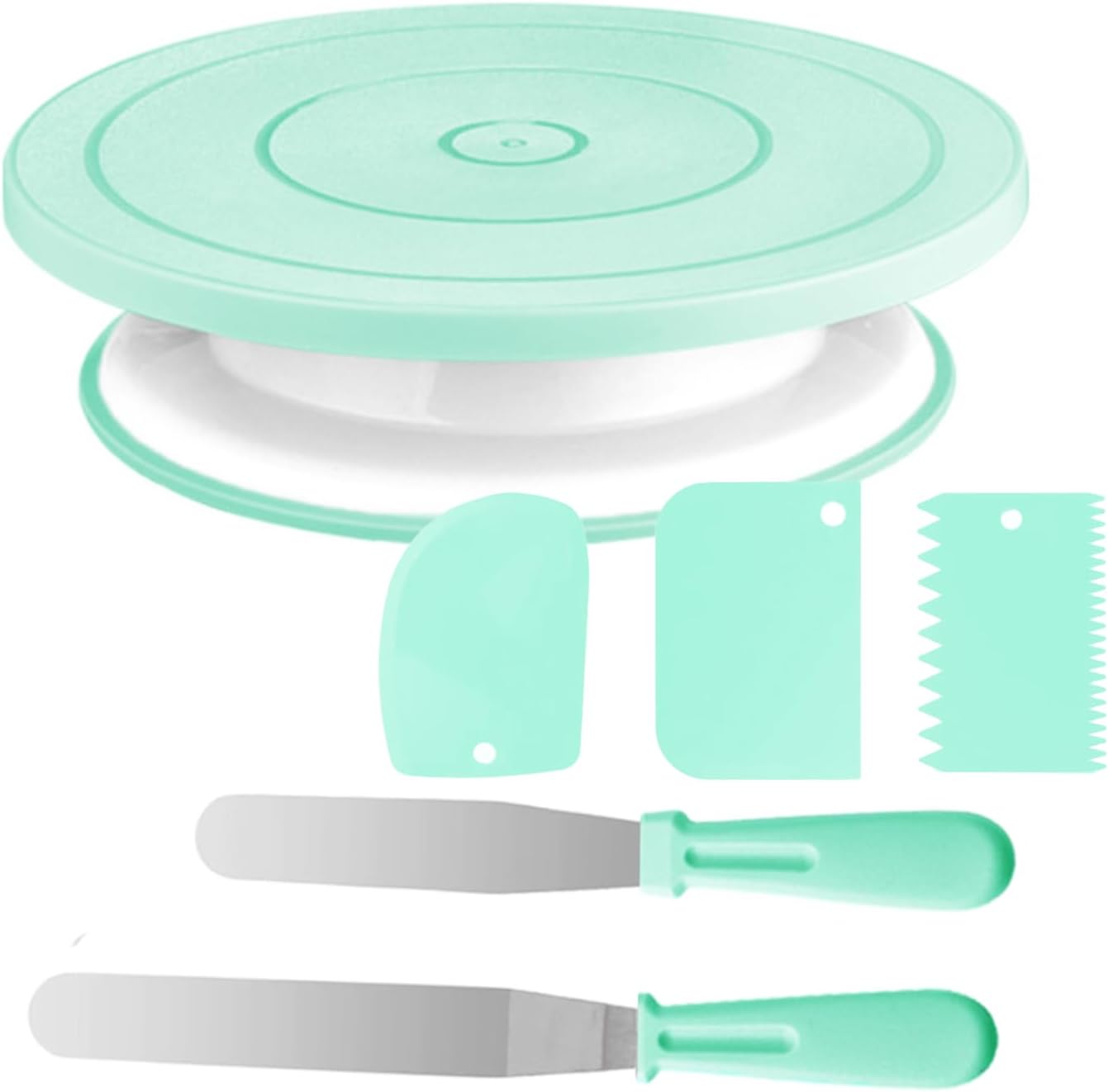 Plateau Tournant Patisserie Kit -Dia 28 cm- Plateau Tournant Gateau 6 ...