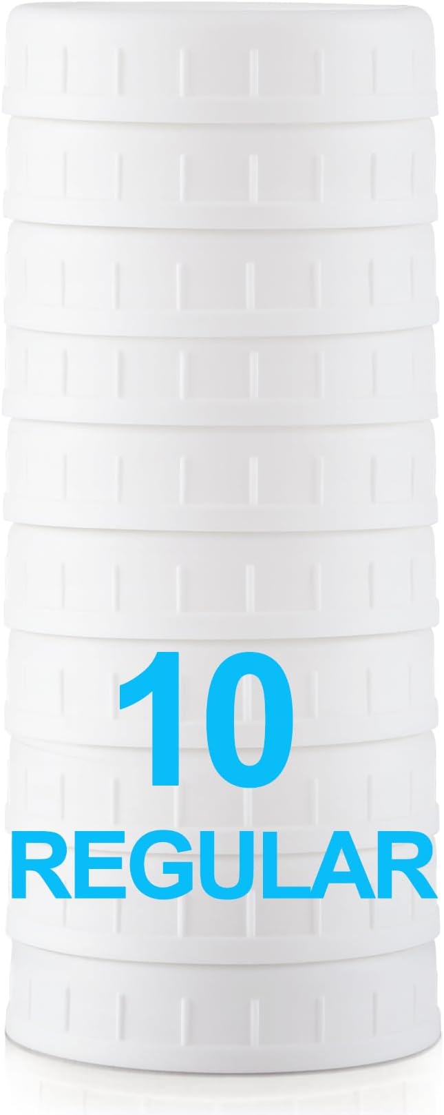 Amazon.com: Regular Mouth Plastic Mason Jar Lids, Unlined (24-Pack ...