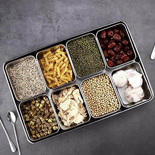 Amazon.com: CARTBAE Seasoning Organizer Box 8-Point Grid Large Capacity ...