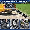 Amazon.com: LEMNISCATE Motorcycle Ramps for Pickup Trucks,Dirt Bike ...