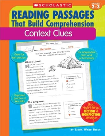 Amazon.com: Reading Passages That Build Comprehension: Context Clues ...