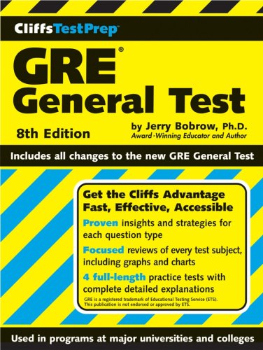 Buy CliffsTestPrep GRE General Test (Cliffs Test Prep GRE) Book Online ...