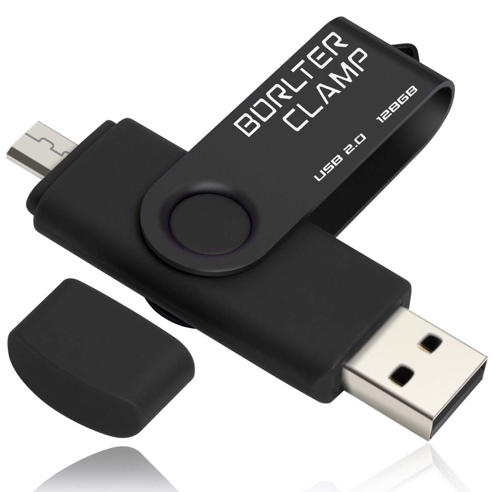 BORLTER CLAMP 128 GB OTG USB Bellek Çubuğu Dual USB Flash Sürücü Micro ...