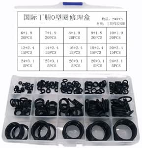 Nitrile Rubber O-Ring Repair Box Seal Ring Waterproof and High ...