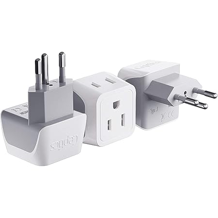 Amazon.com: Ceptics Switzerland Travel Plug Adapter (Type J) - 3 Pack ...