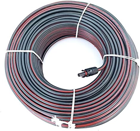 Polycab Daystar Solutions Solar DC Cable 4 sq.mm (Red And Black 5 Meter ...