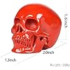 Amazon.com: MR.SKULL 2.0" Red Jasper Crystal Skull Decorative Statue ...