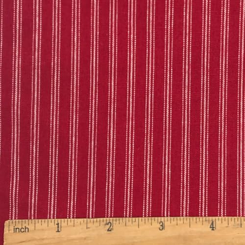 Best Red Striped Cotton Fabric for Sewing, Decor and Crafts – Adams ...