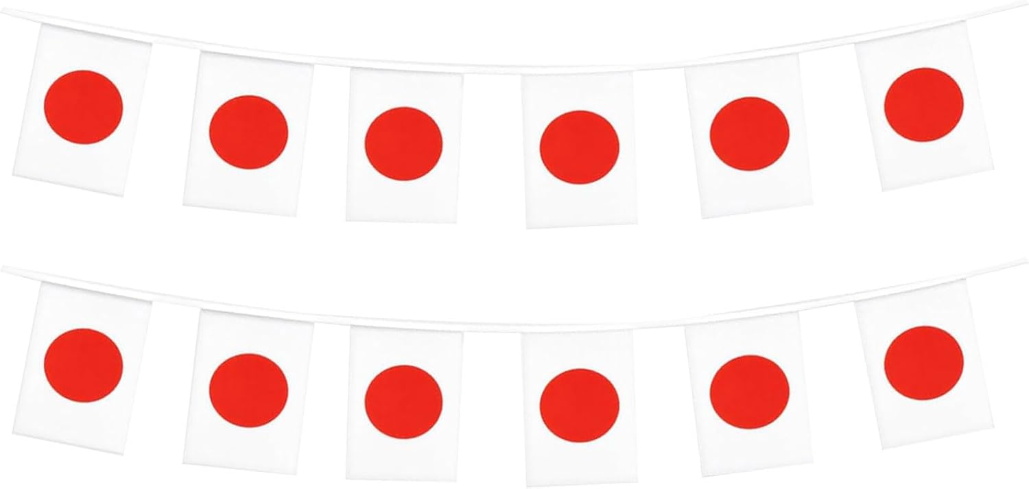 Amazon.com: Japan Flag Small Mini Japanese Flag Banner Decorations for ...