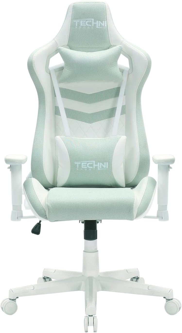 Amazon.com: Techni Sport 19.75" Modern Fabric Gaming Chair in Pink ...
