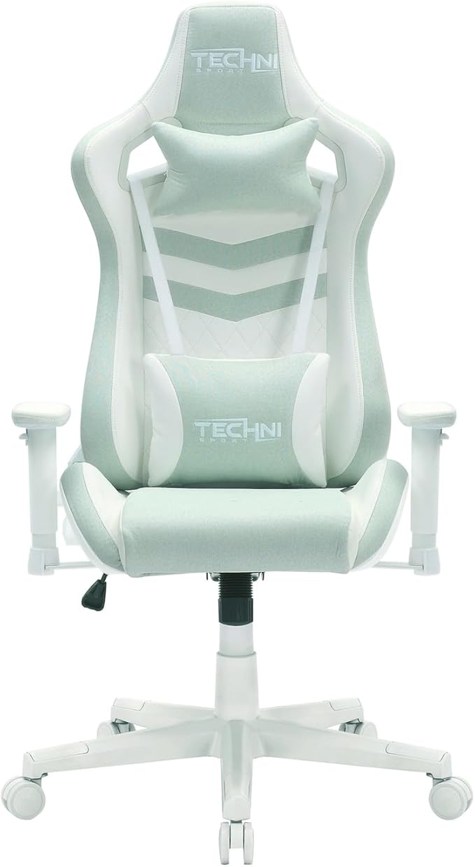 Amazon.com: Techni Sport 17" Modern Fabric Ergonomic Gaming Chair in ...