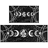 Amazon.com: Bakyiwe Goth Kitchen Mat Set of 2, Moon Phase Kitchen Rugs ...