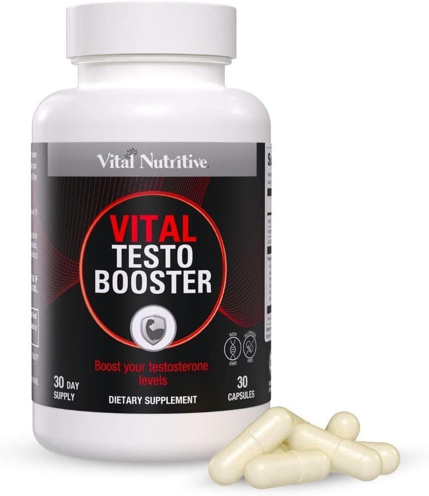 Amazon.com: Vital Testo Booster - Natural Testosterone Support ...