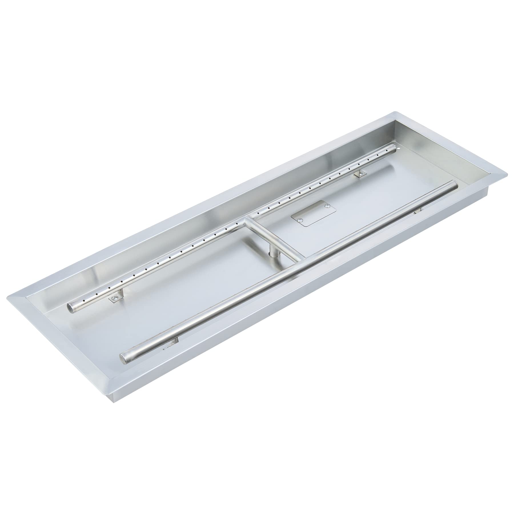 VONLUCE Drop-In Fire Pit Pan with Burner, 36x12 Inch Propane Gas Fire ...