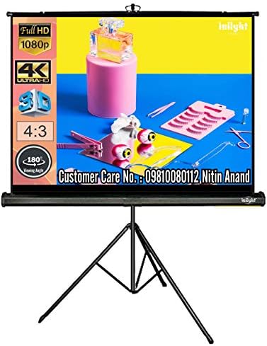 Inlight Clearview Series 6x4 Feet 84 Inches Diagonal in 4:3 Aspect ...