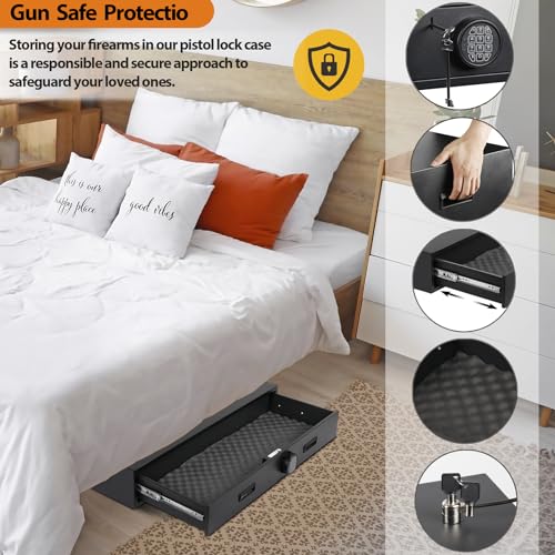 Snapklik.com : Under Bed Safe, Rapid Under Bed Rifle Safe,Quick ...