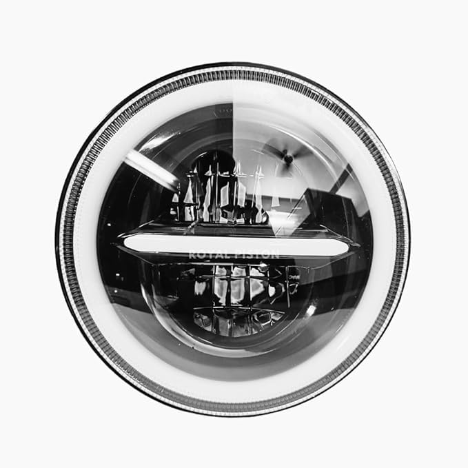 HJG Minus With Ring Headlight 110W | LED Headlight | With High/Low Beam ...