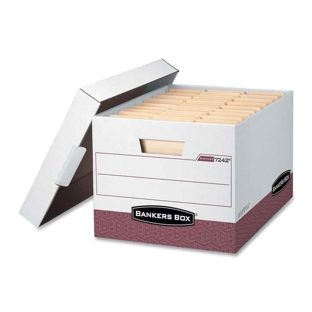 Amazon.com: Bankers Box R-kive - Letter/legal, White/red - Taa ...