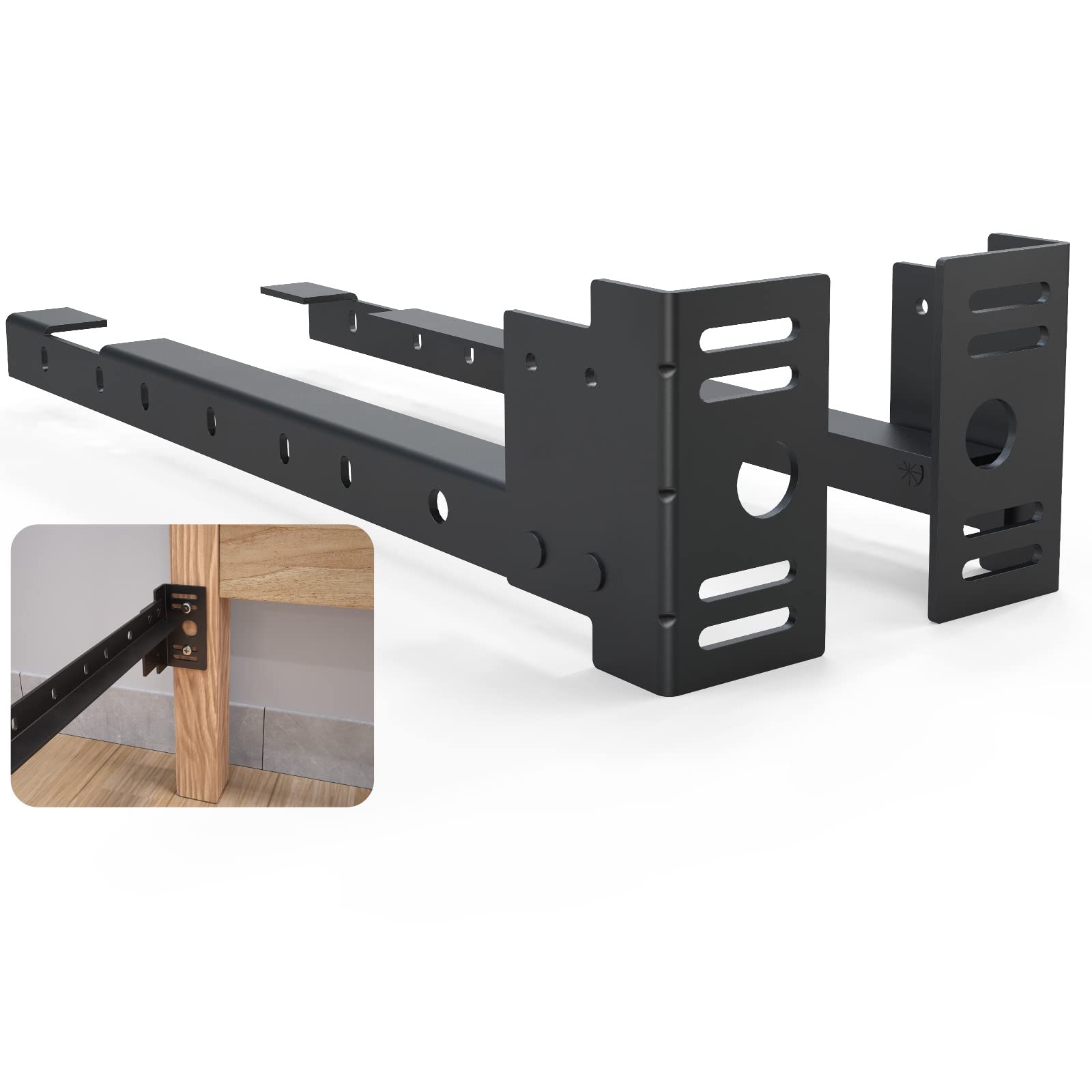 Buy Bed Frame Footboard Extension Brackets Set Attachment Kit,Universal ...