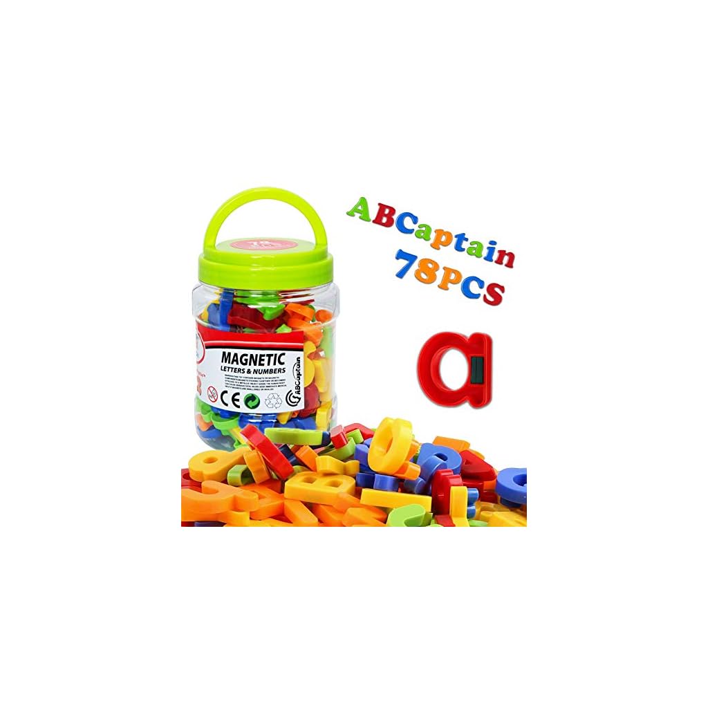 ABCaptain Magnetic Letters Numbers Alphabet ABC 123 Fridge Magnets abcaptain-magnetic-letters-numbers-alphabet-abc-123-fridge-magnets