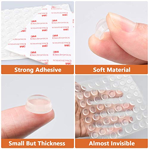 Snapklik.com : Cabinet Bumpers 200 PCS Clear Self Adhesive Rubber ...