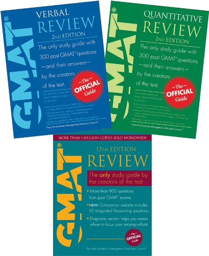 The Official Guides for GMAT Review Bundle (Amazon Exclusive): Wiley ...