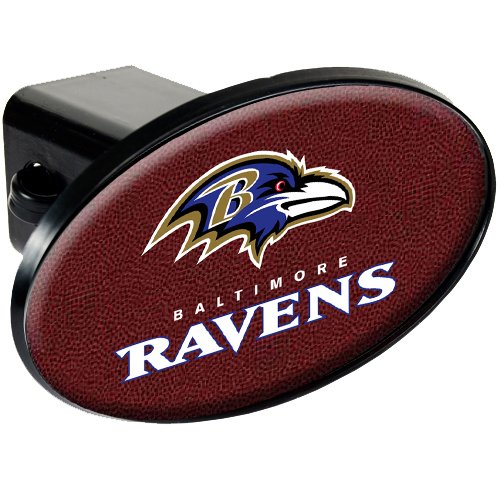 NFL Baltimore Ravens Gameball Trailer Hitch Cover, Black : Amazon.in ...