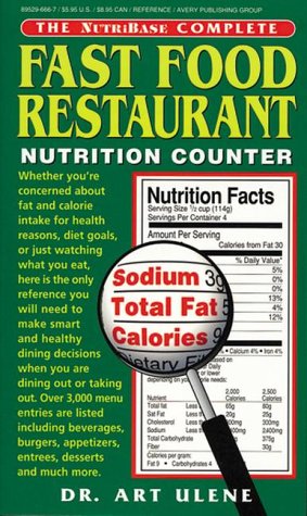 The NutriBase Complete Fast Food Restaurant Nutrition Counter: Ulene ...