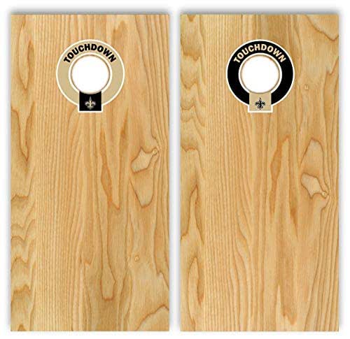 Amazon.com: Set of Saints Cornhole Hole Ring Decals : Sports & Outdoors