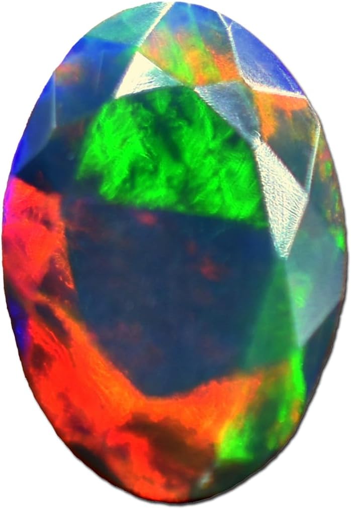 Amazon.com: AAAA+ Certified Natural 8-10 mm Oval Shape Faceted Black ...