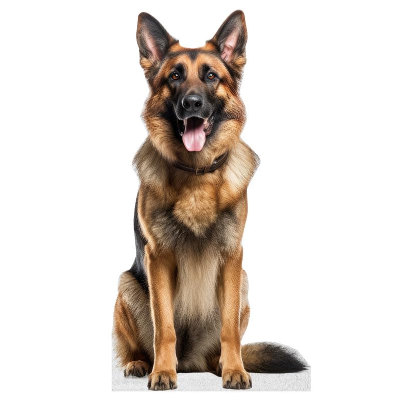 Amazon.com: Dog - German Shepherd - Life Size Cardboard Cutout Standup ...