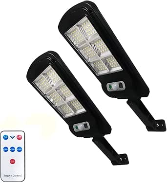 Gloriy Solar Street Lights Outdoor Remote Control Solar Parking Lot ...