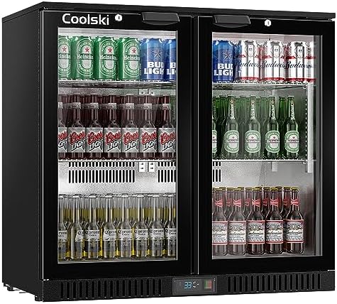 Amazon.com: Frostronics 54 in. 335 cans Triple Sliding Door Back Bar ...