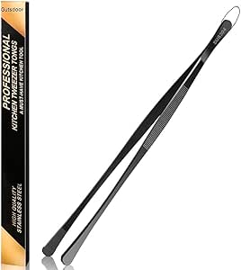 Amazon.com: Gutsdoor Kitchen Tweezer Tongs 12-Inch Cooking Tweezers ...
