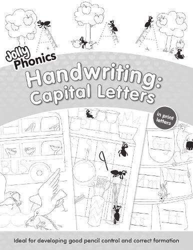 Jolly Phonics Capital Letters Handwriting Books: In Print Letters ...