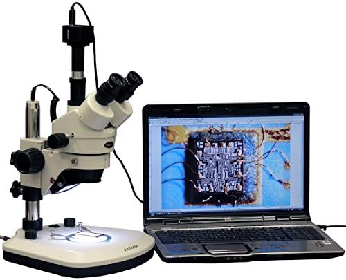 Amazon.com: AmScope SM-1TZ-PL-5M Digital Professional Trinocular Stereo ...