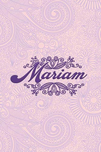 Mariam- i'm Mariam, nootbook: Ruled 6x9 - 100 pages Ruled writing ...