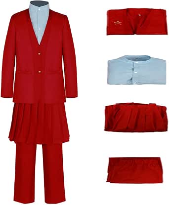 Amazon.com: YY HAPPY Coriolanus Snow Red Costume Adults Hunger ...