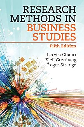 Research Methods in Business Studies: Ghauri, Pervez, Grønhaug, Kjell ...